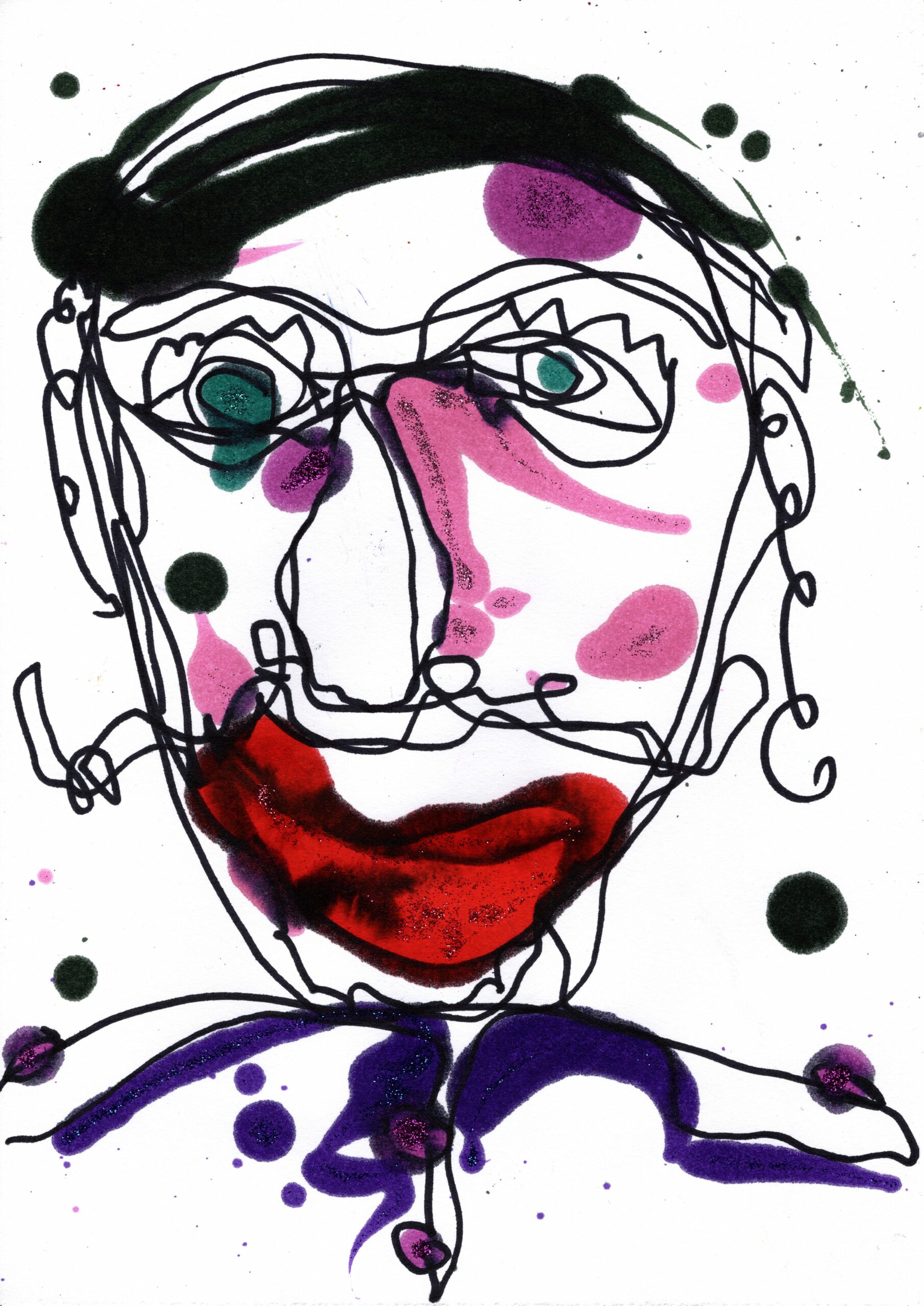 Left handed faces – MY HAPPY SOUL ART