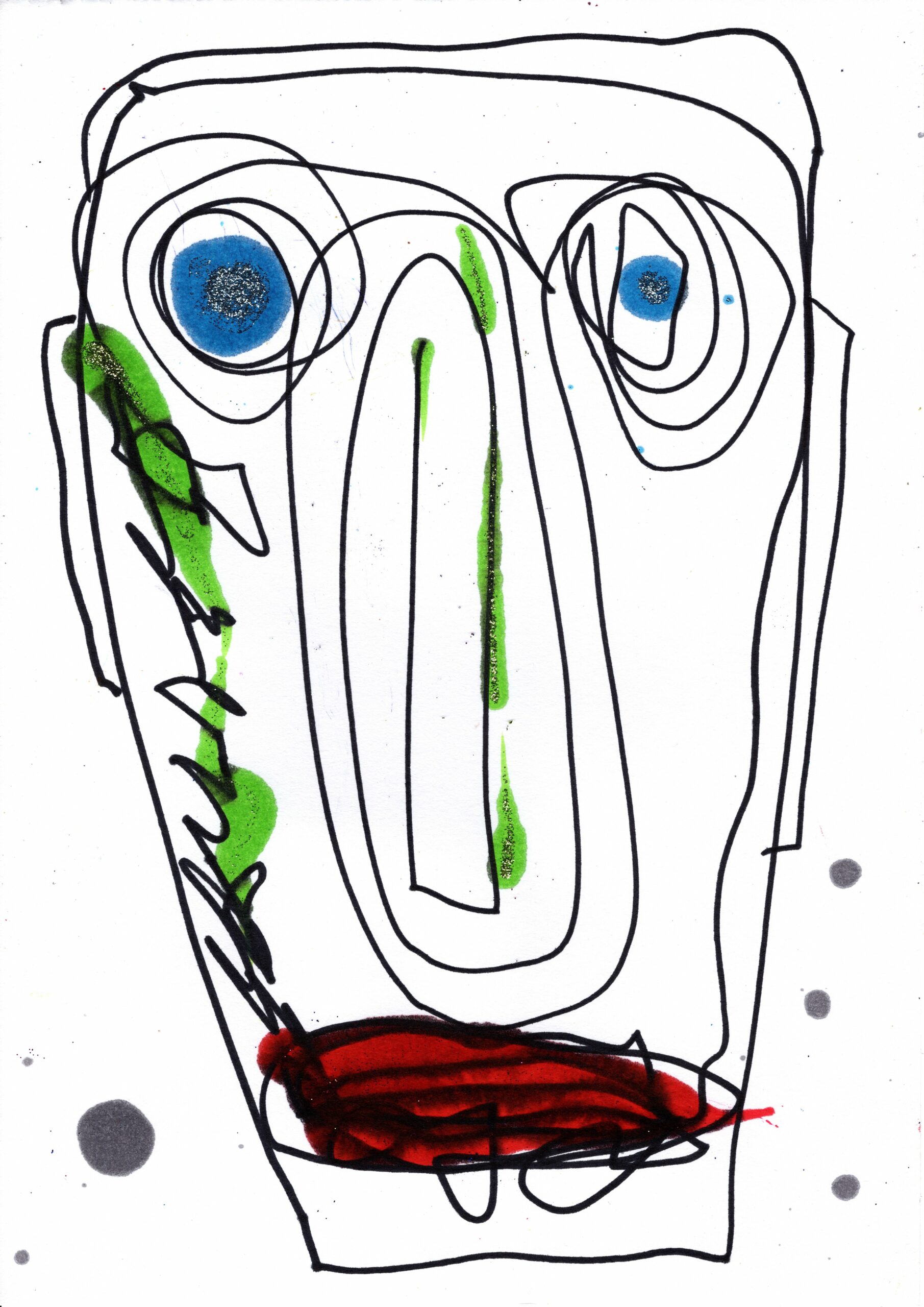 Left handed faces – MY HAPPY SOUL ART